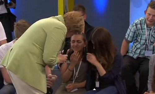 Angela Merkel criticised for ‘inhuman’ reaction to...