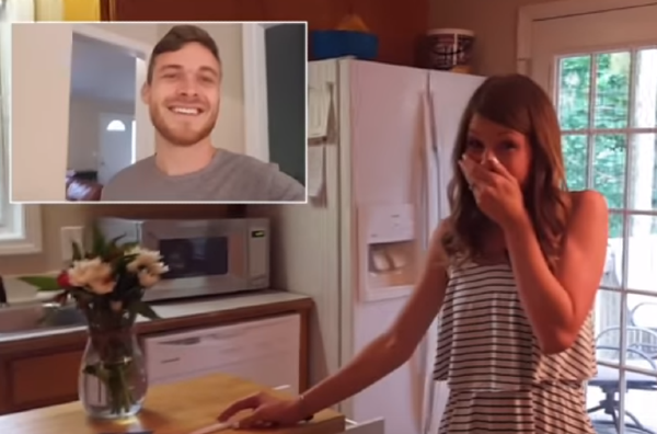 'For real?': This man tells his wife that she's pregnant AFTER...